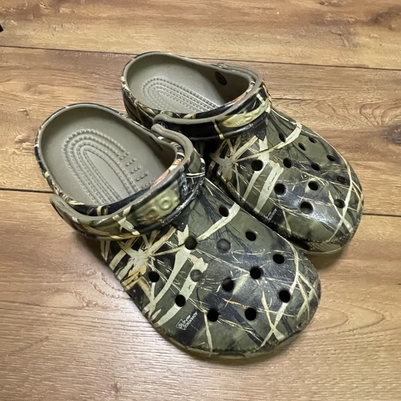 CROCS | Shoes | Crocs Advantage Max 4 Hd Camouflage Camo Clog Slides ...